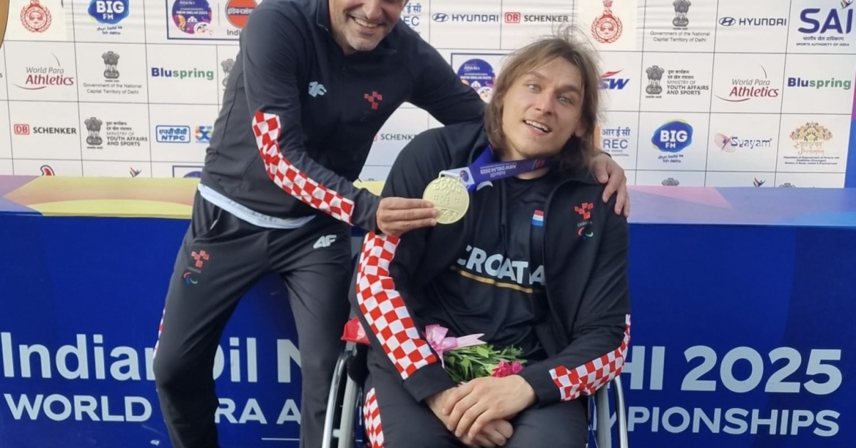 Deni Černi osvojio drugo zlato za Hrvatsku na SP u paraatletici ...